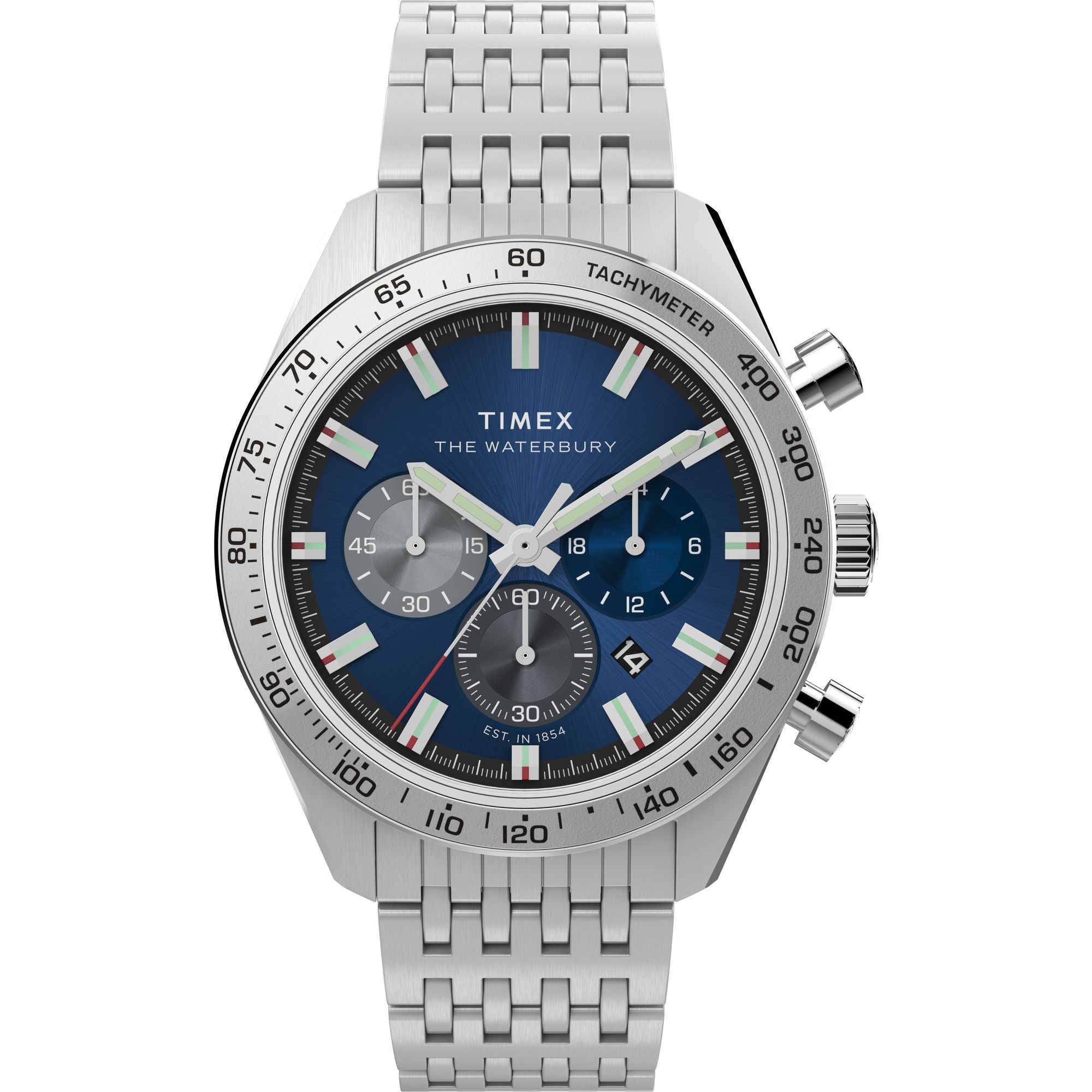 TIMEX Waterbury Blue Round Dial Analog Men's Watch - TW2Y18500UJ ...